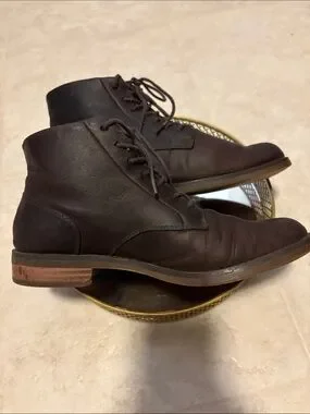 Timberland | Shoes | Timberland Dark Brown Leather Laceup Ankle Boots ...